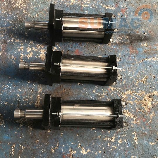 Xi lanh thủy lực cảm biến từ 80 hành trình 200mm, xi lanh cảm biến từ 125 hành trình 200mm - Sumac